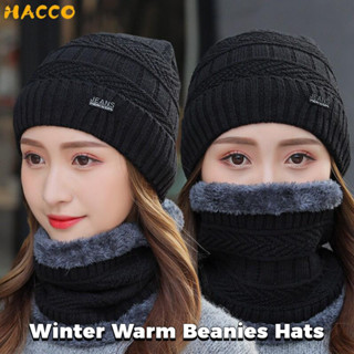【SG】Winter Warm Hats Knit Fleece Scarf Winter Hat Men And Women Warm Scarf Hats | Shopee Singapore