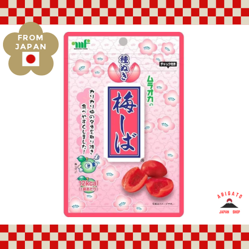 Muraoka Foods Ume Shiba Crunchy Plum Seedless 30g Japanese Snacks ...