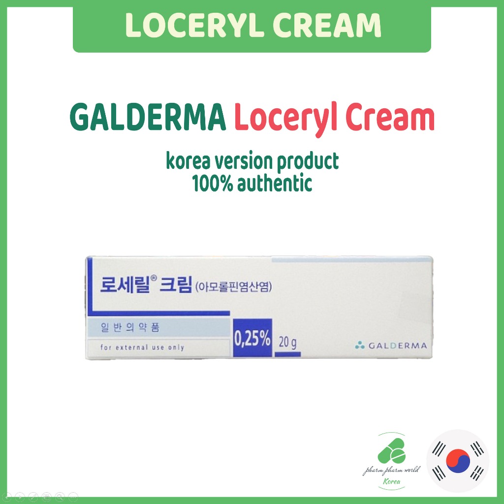 LOCERYL CREAM 20g ANTI FUNGAL CREAM ATHELETE FOOT TREATMENT FROM KOREA ...