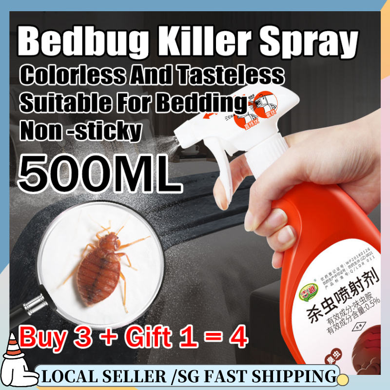 SG READY STOCK Bedbug Killer Spray Bed Bug Insecticide Spray 500ML ...