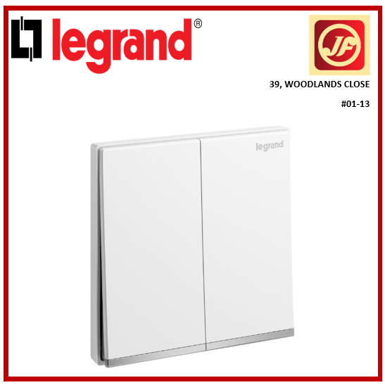 Legrand Galion White 2G 1W Switch 282402 | Shopee Singapore