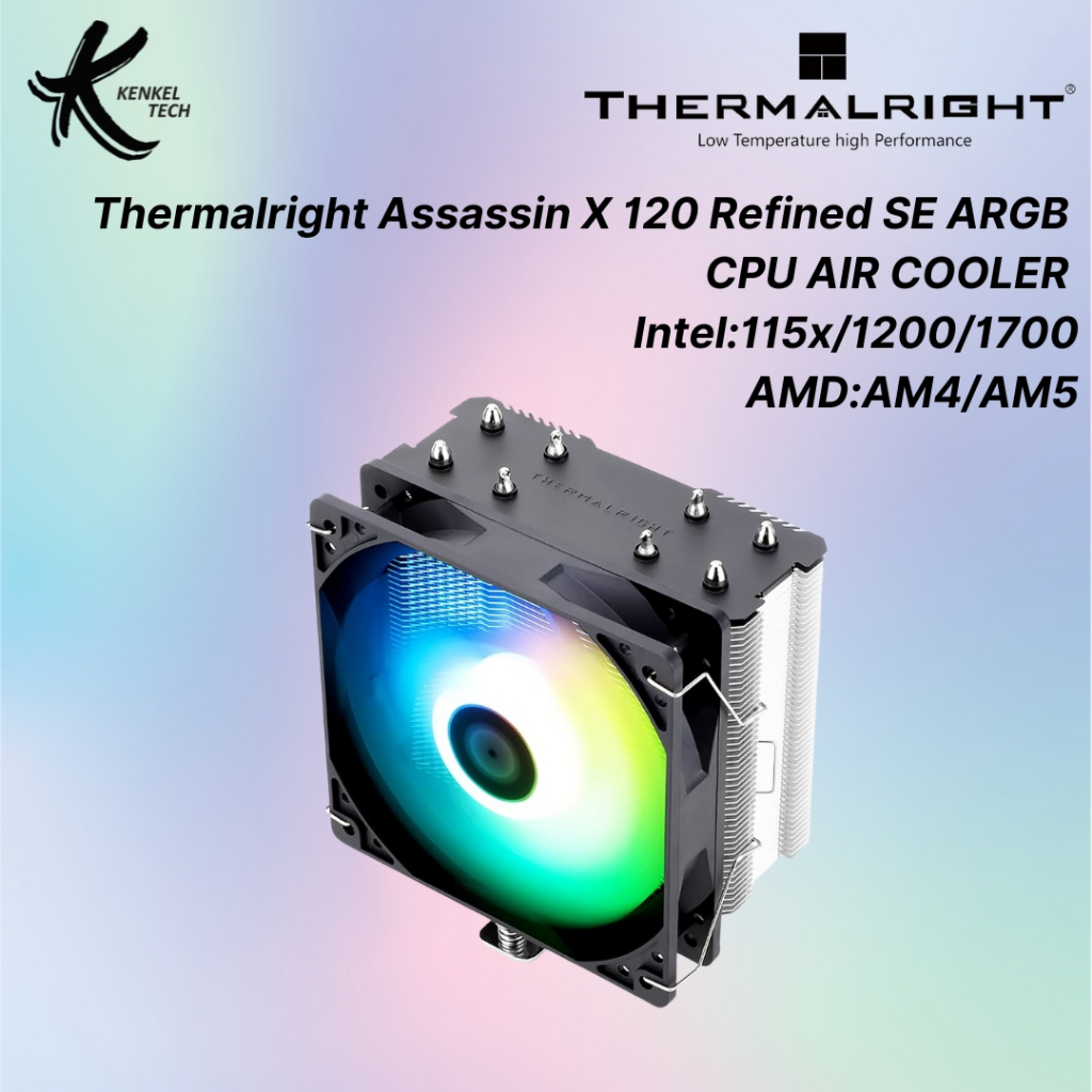 Thermalright Assassin X 120 Refined SE ARGB CPU Air Cooler Intel ...