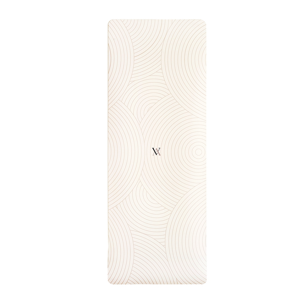 VARCIE Art Circles Pure natural rubber non-slip yoga mat eco PU Fitness ...