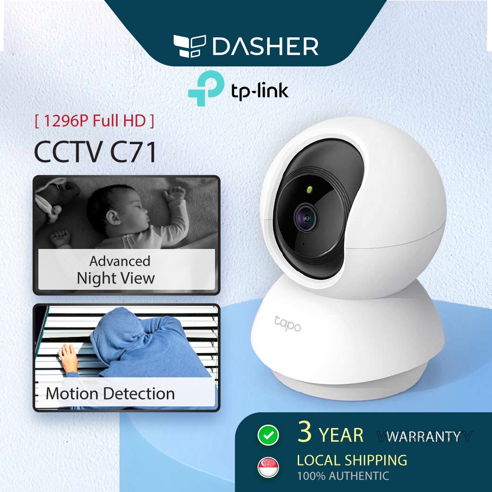 [SPECIAL VOUCHER] TP-Link Tapo C71 CCTV 1296P/ 2K Full HD IP Camera 360 ...