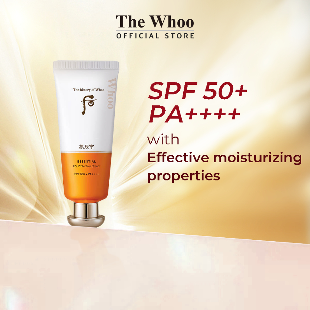 The Whoo: Gongjinhyang Jin Hae Yoon Sun: Essential UV Protective Cream ...