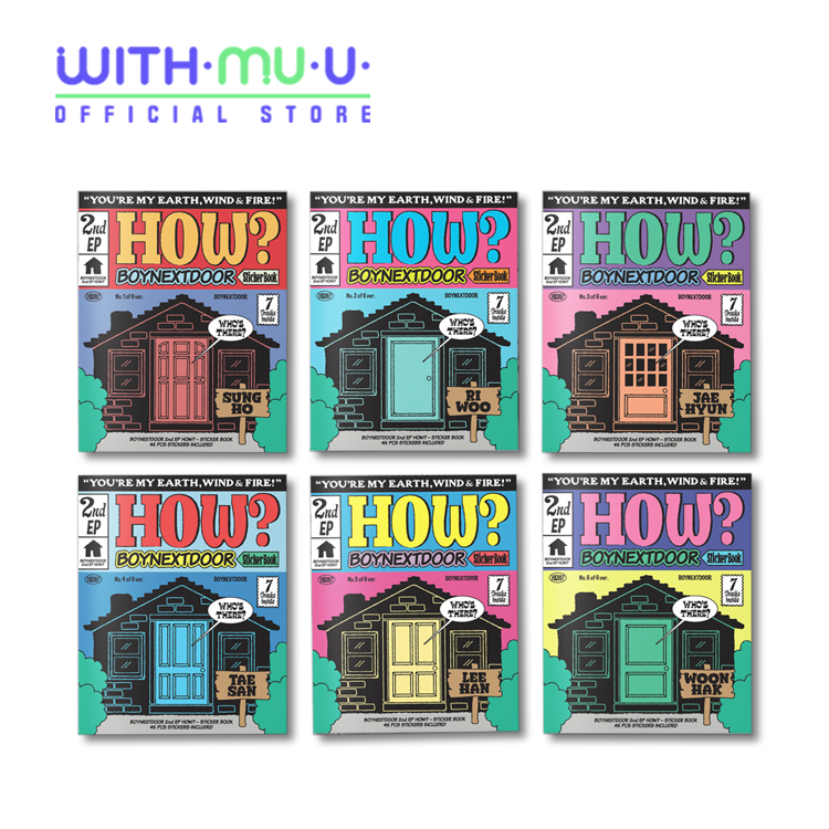 Hybe Labels BOYNEXTDOOR - 2nd EP [ HOW? ] (Sticker Ver.) | Shopee Singapore