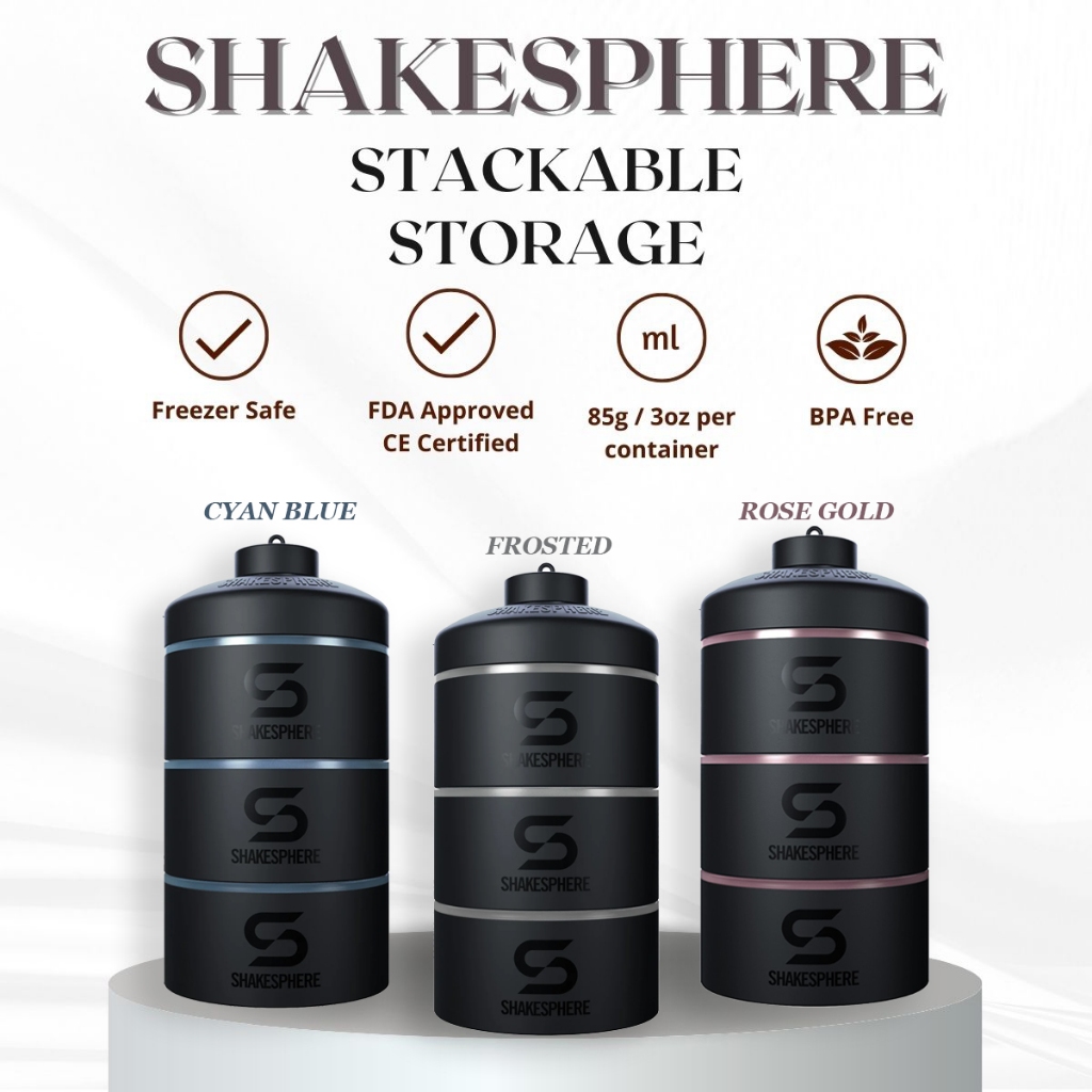 ShakeSphere Stackable Storage | Powder Container | Shopee Singapore