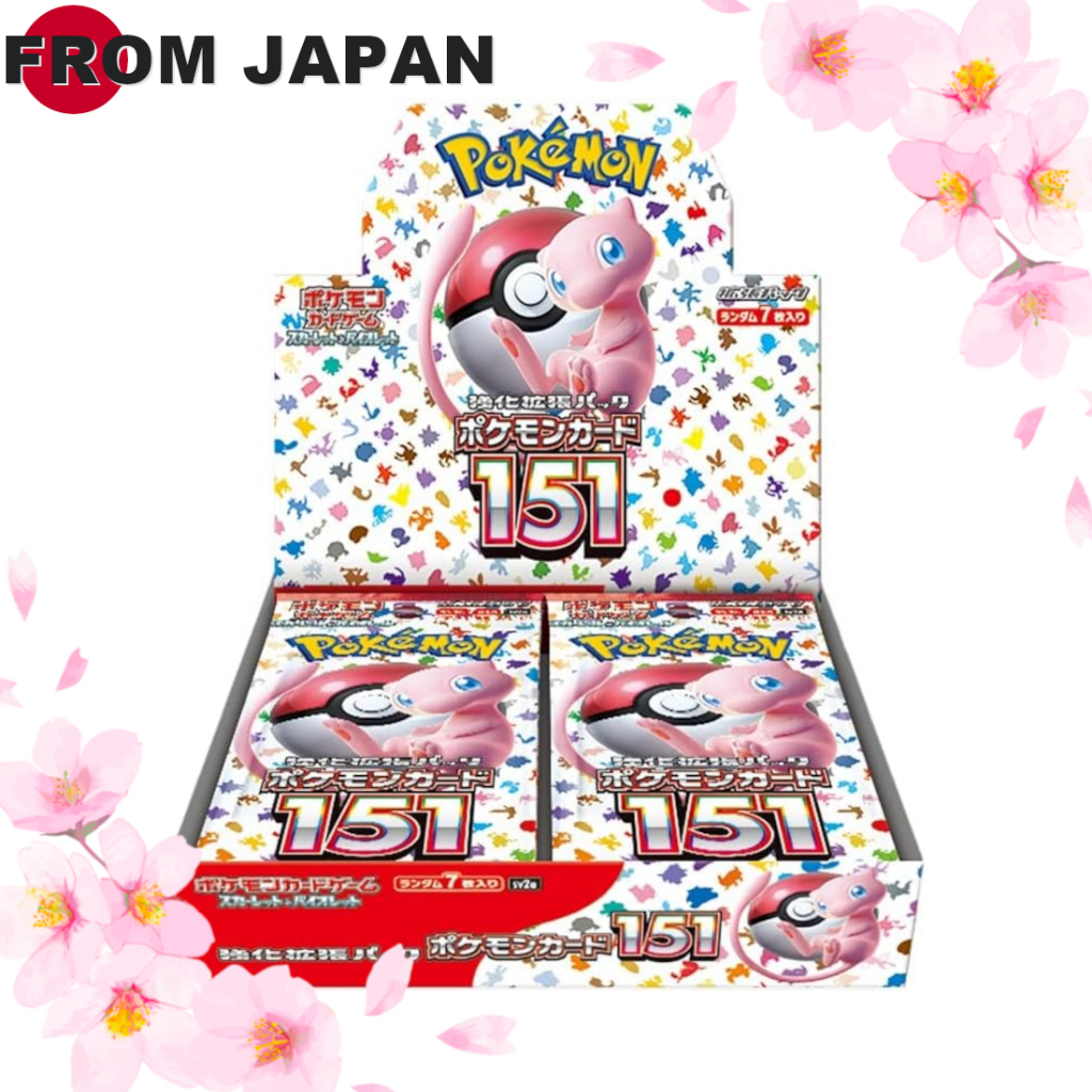 Pokemon Card 151 BOX Scarlet & Violet Expansion Pack 151 Booster Box ...