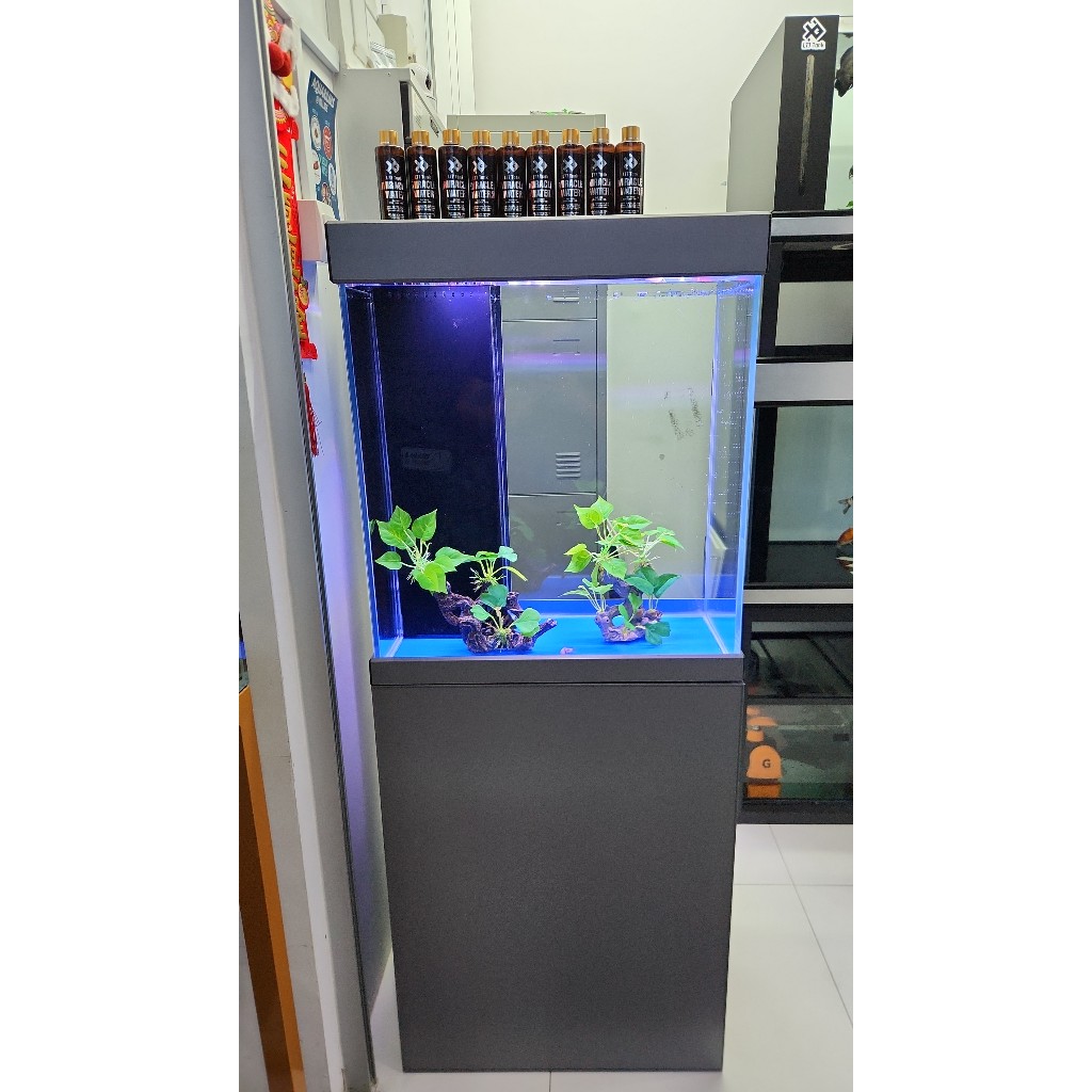 S7 Fish Tank With Aluminium Cabinet & Sump - 60cm, 80cm, 100cm | Shopee ...