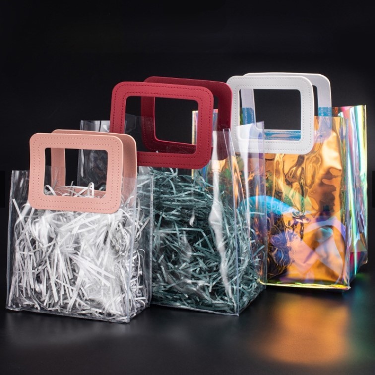 Clear PVC Tote Bag / Transparent Shopping Bag / Packaging Bag ...