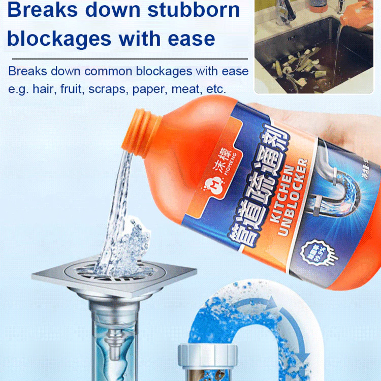 Pipe Unblocker Dissolving Toilet Artifact Kitchen Deodorizer Powerful ...