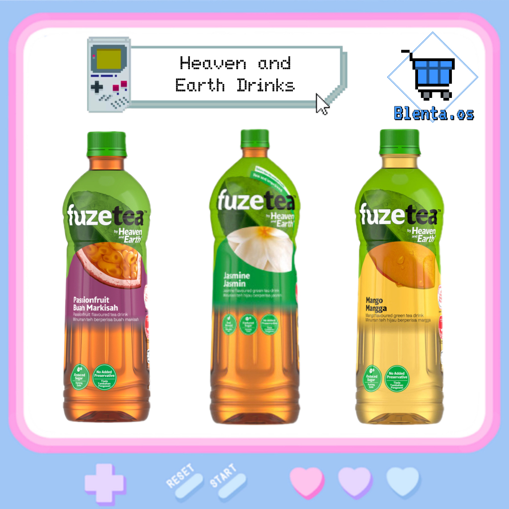 Heaven and Earth Fuze Tea PassionFruit/Mango/Jasmine 500ml🔥SG READY ...