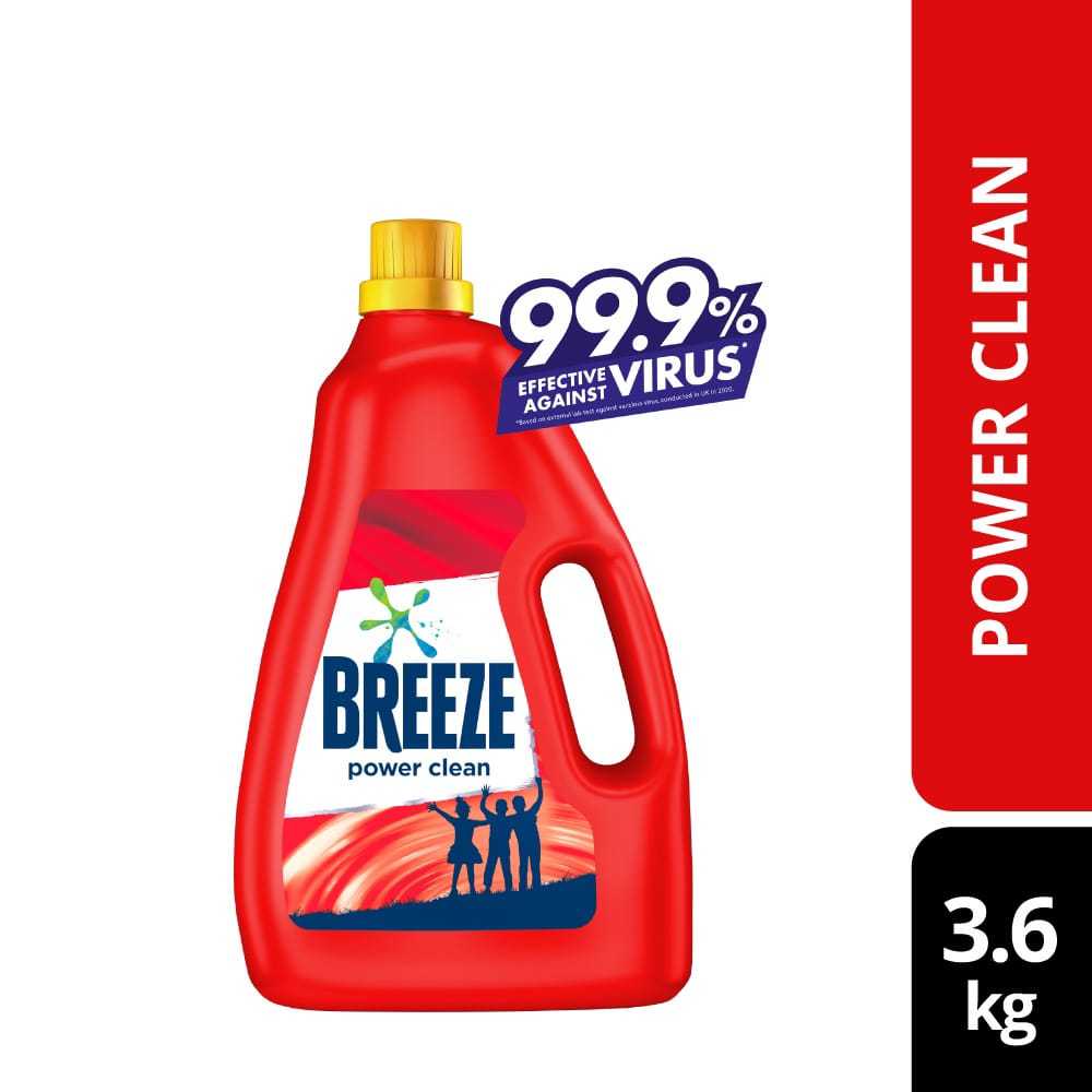 Breeze Detergent Liquid 3.6kg (Power Clean) | Shopee Singapore
