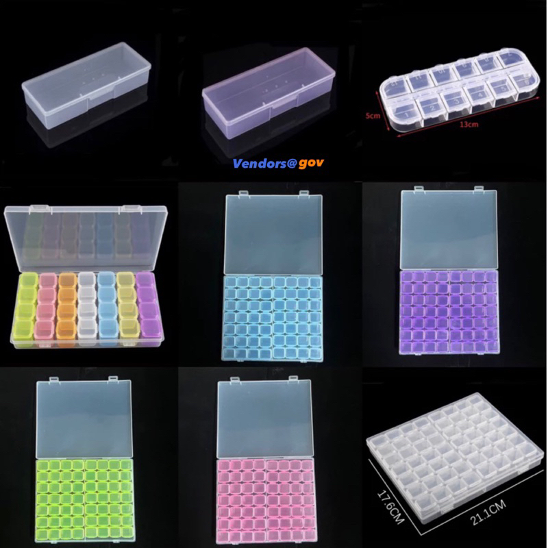 SG Seller{Ready Stock} Pill box, 12/28/56 Grids Diamond Painting ...