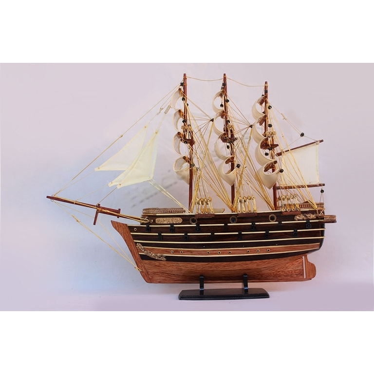 Wooden Display Ship (Replica of the Napoleon Merchant Ship) | Shopee ...