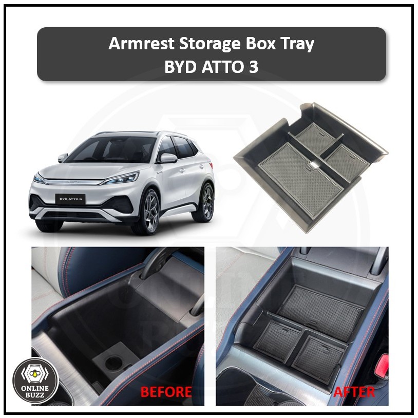 BYD Atto 3 Storage Box for Car Dashboard Door Handle Armrest Organizer ...