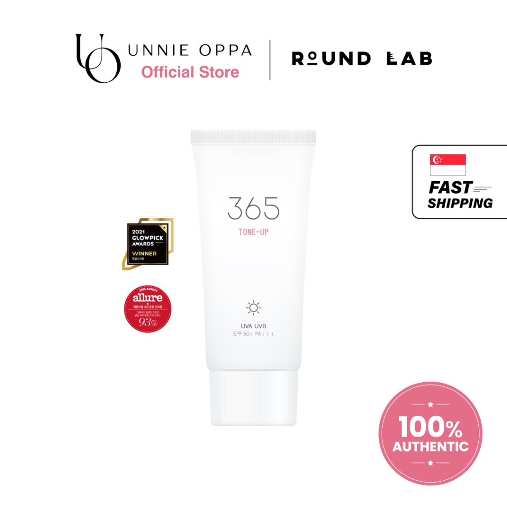 ROUND LAB 365 Tone-Up Suncream 50ml [20/02/2026] | Shopee Singapore