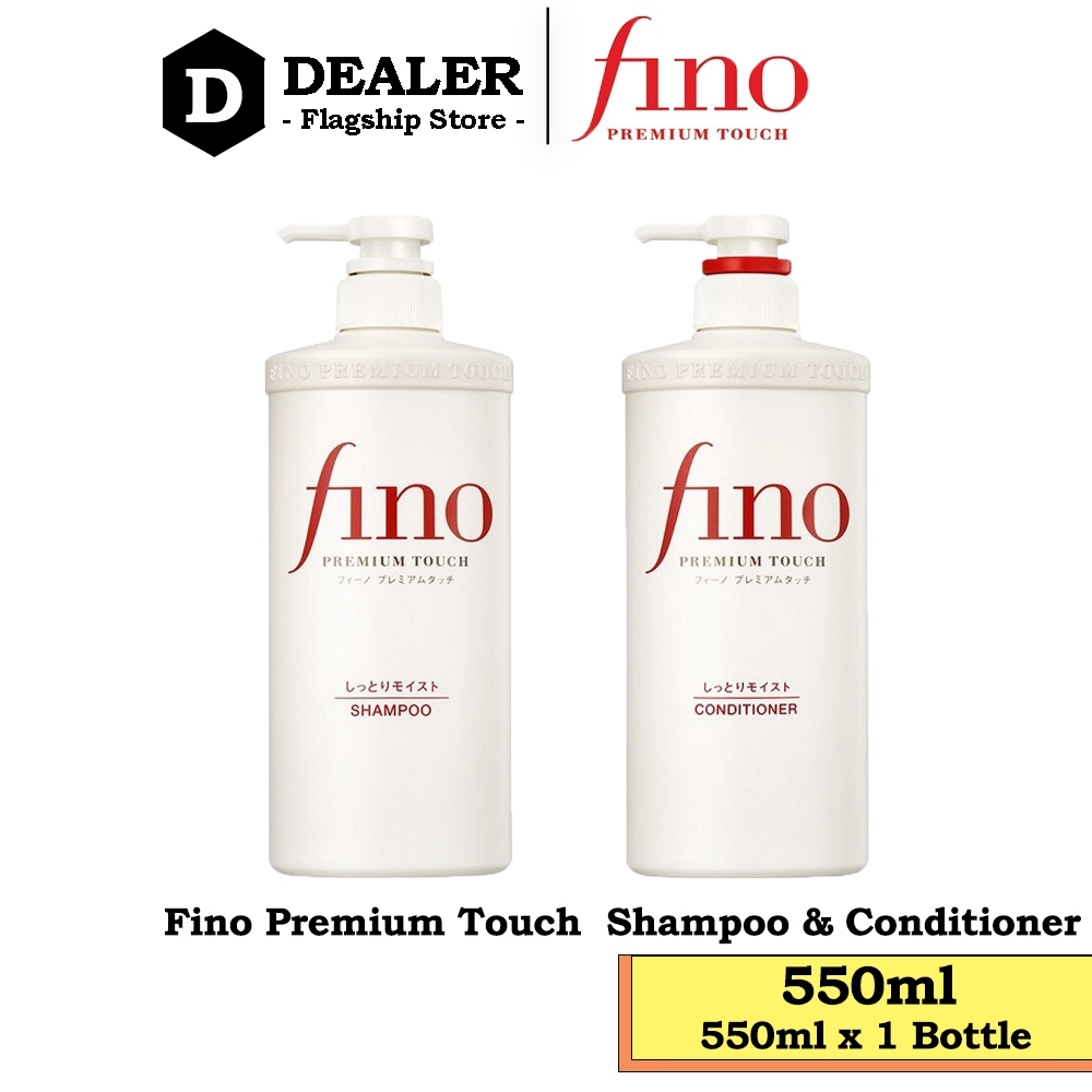 SHISEIDO Fino Premium Touch Hair Shampoo / Conditioner 550ml | Shopee ...