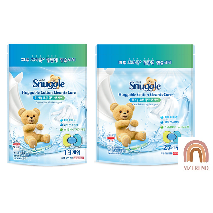 [MZTREND] Snuggle New Hypoallergenic Deep Clean Ultra-Concentrated Detergent Capsules 27p ...