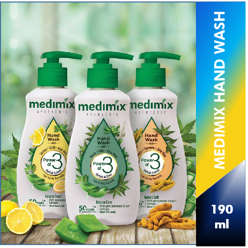 Medimix Ayurvedic Neem Tulsi And Aloe Vera Hand Wash Lemon Tulsi And ...
