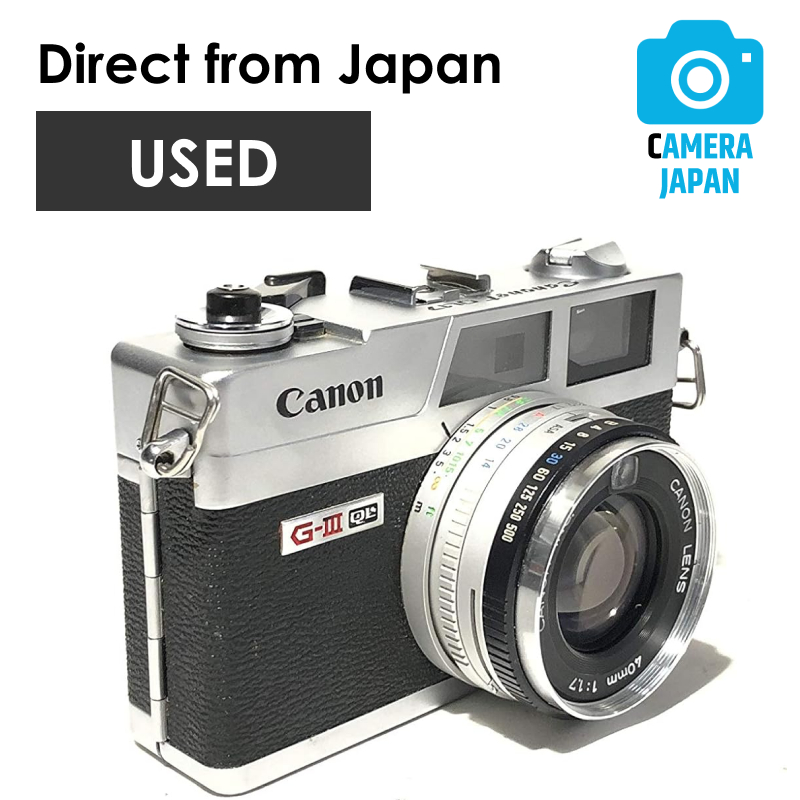 [Used] Canon Canonet QL17 35mm lens shutter film camera | Shopee Singapore
