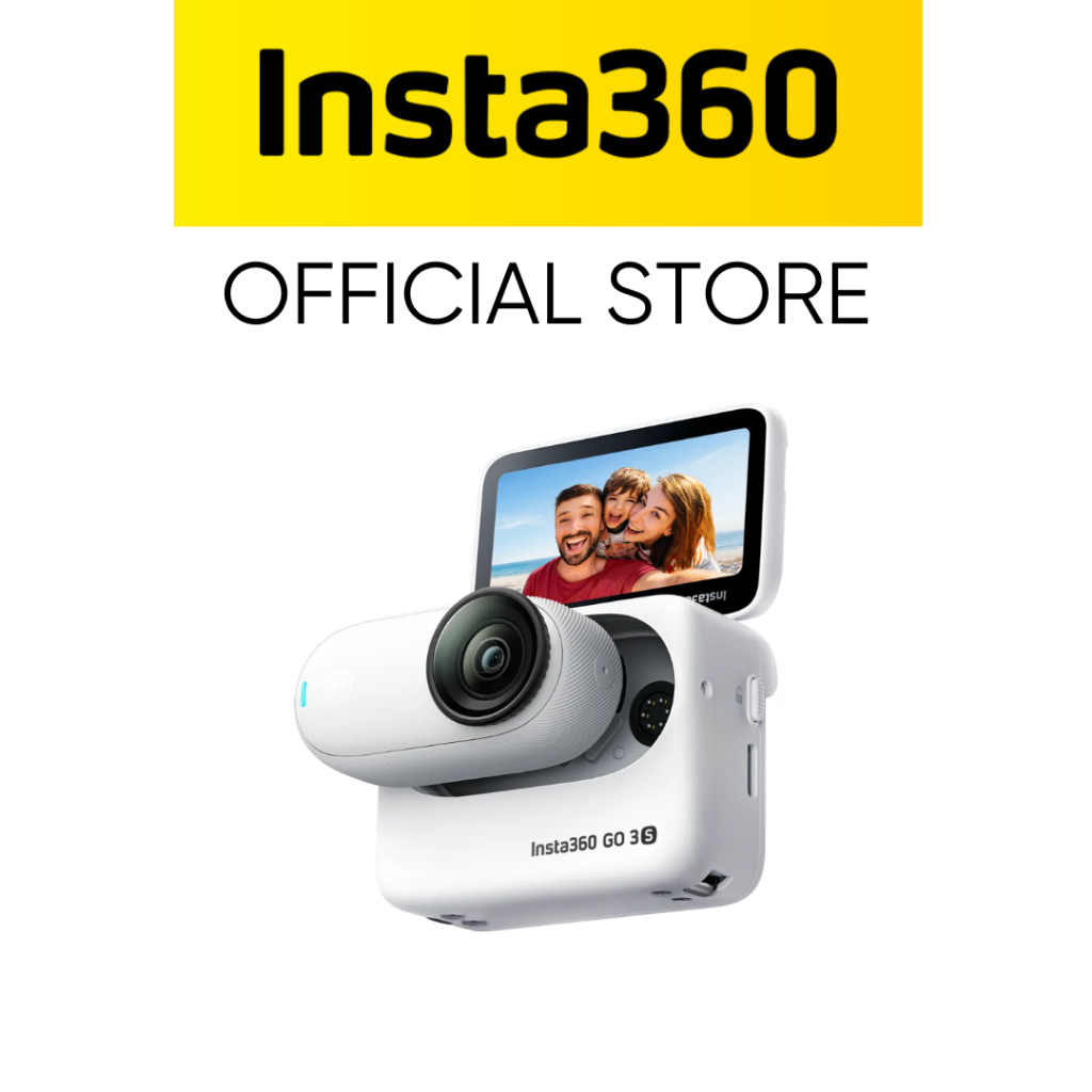 Insta360 GO3S Tiny 4K Action Camera with Flip Screen Action Pod (64GB ...
