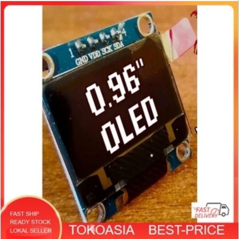 (Ready Stock) 0.96 inch OLED Display Module 128 x 64 4pin OLED Display ...