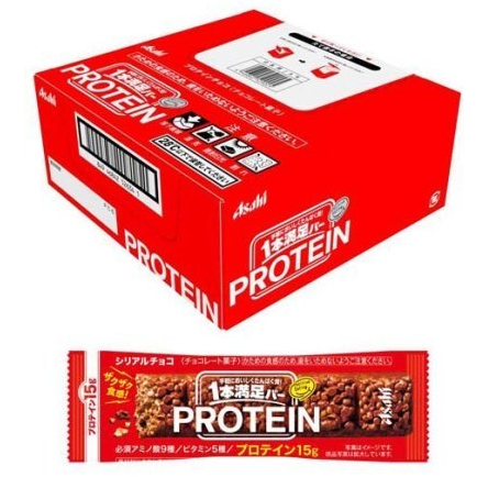 Asahi 1 Satisfaction Protein Bar GIGA 27g protein (9 pieces set) Choco ...
