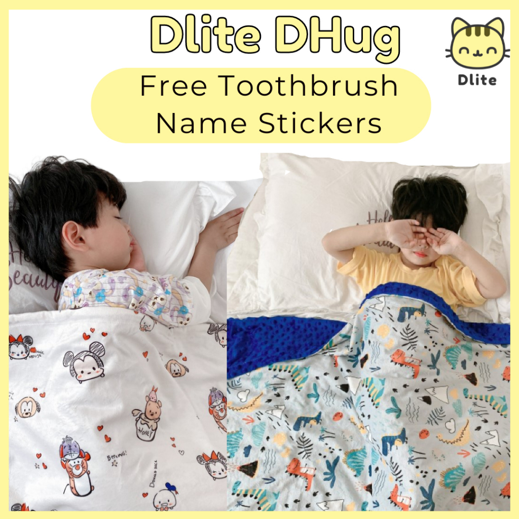 Dlite DHug Japan Quality Kids Blanket 110*150cm Childcare Blanket Minky ...