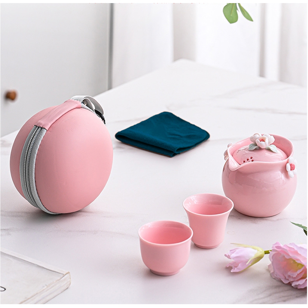 Sip Moment Portable Teapot Cup Set With Carry Bag (2 Cups) | Shopee ...