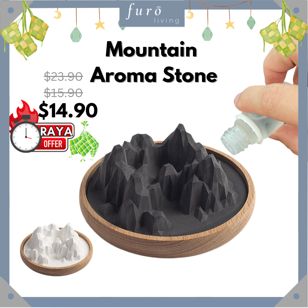 🇸🇬 Exquisite Aroma Stone Diffuser Mountain Home Fragrance Toilet Freshener Bathroom Scent ...