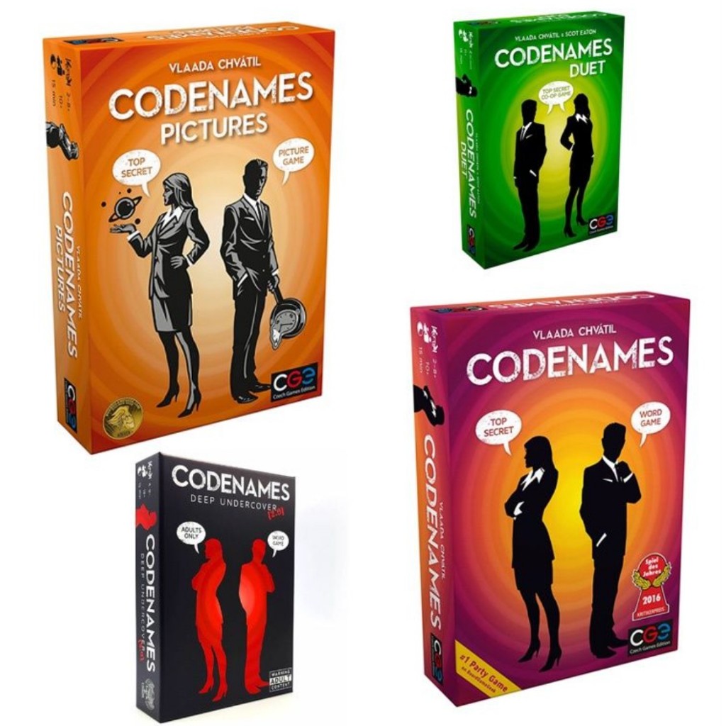 SG STOCK. Codenames Game Pictures Duet Deep Undercover Original ...