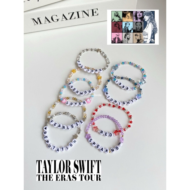 Ready Stock SG Handmade Taylor Swift Friendship Bracelet The Eras Tour ...