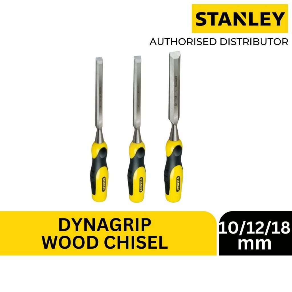 Stanley Dynagrip Wood Chisel 10MM/12MM/18MM | Shopee Singapore
