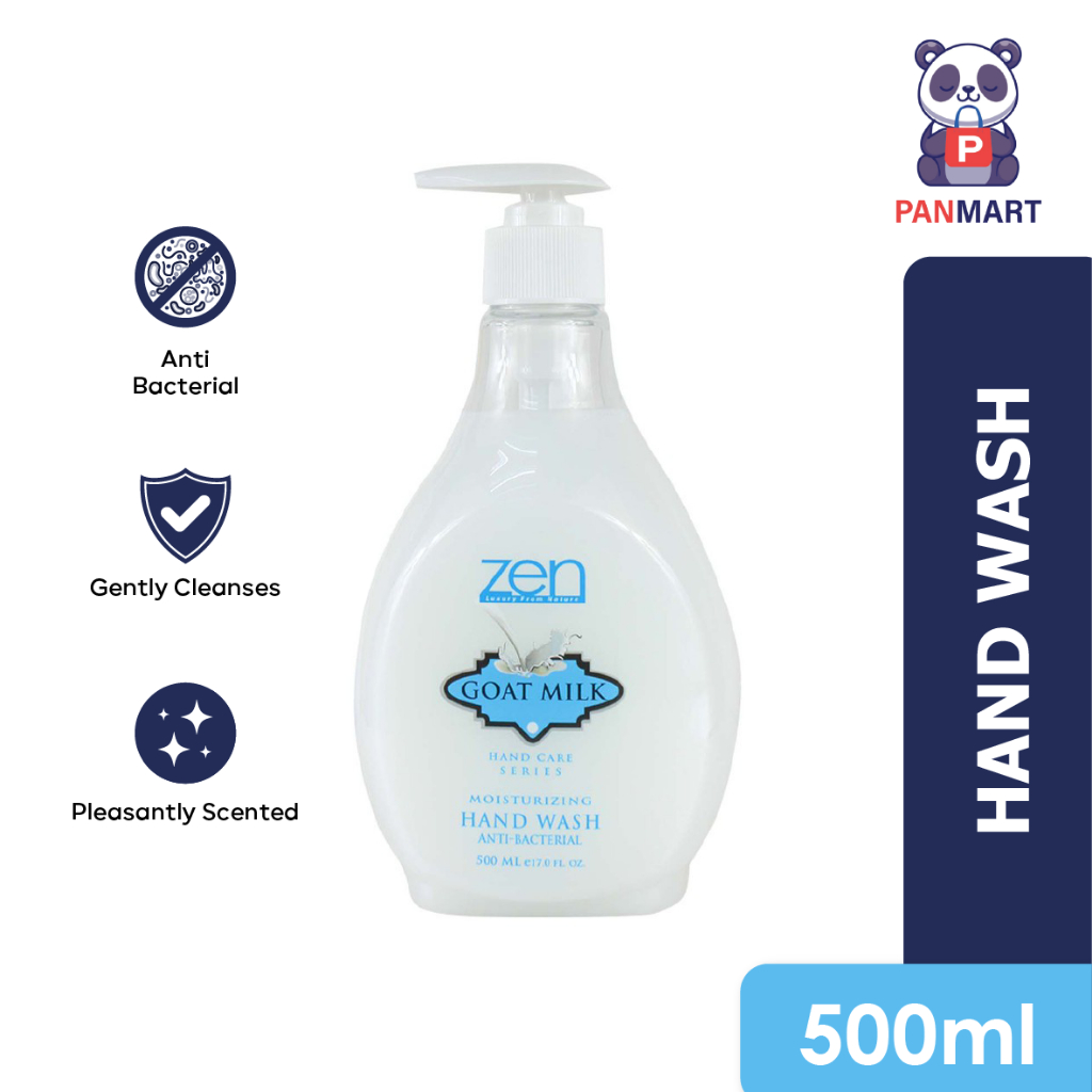 [ZEN] Goat Milk Hand Wash Antibacteria- 500ml (2 Bottles Promo ...