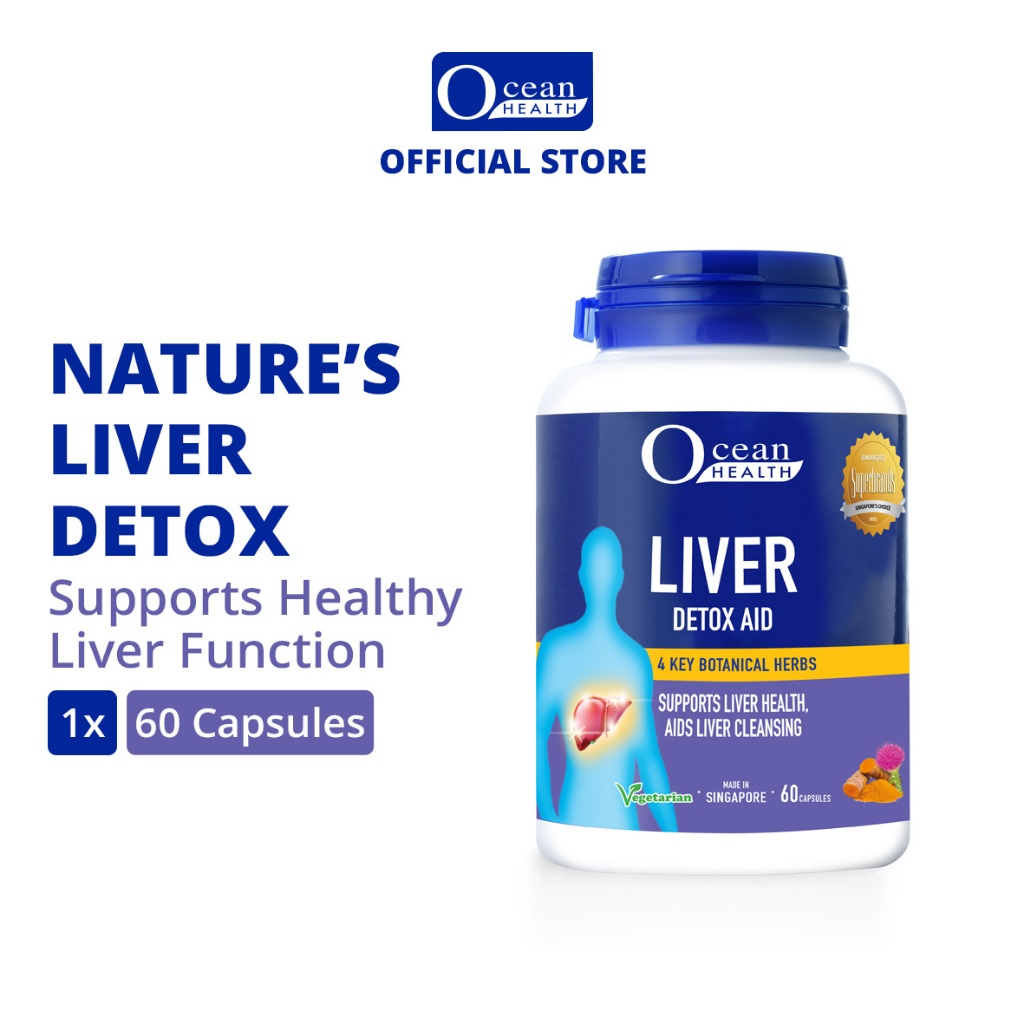Liver Detox Aid (60s)- Ocean Health (Supports Healthy Liver Function ...