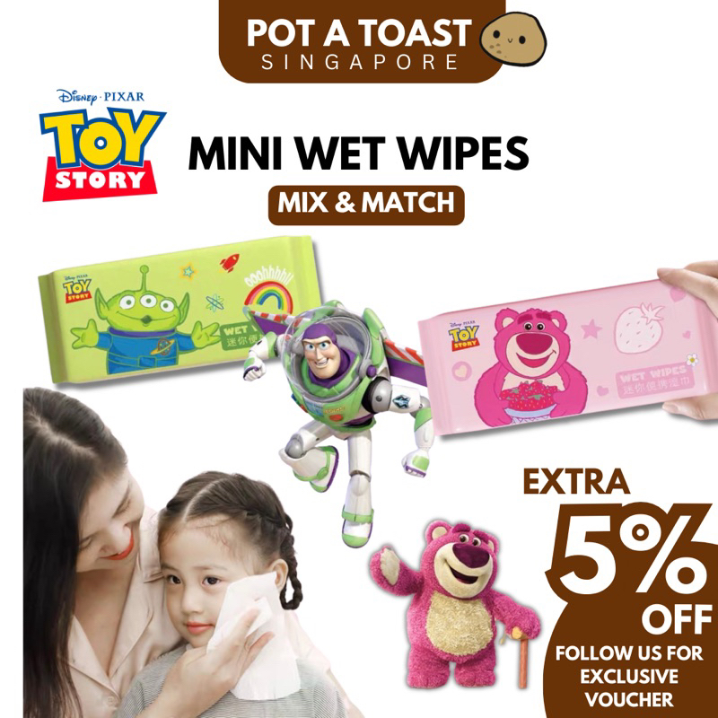 DISNEY Toy Story Mini Compact Wet Wipes | Shopee Singapore