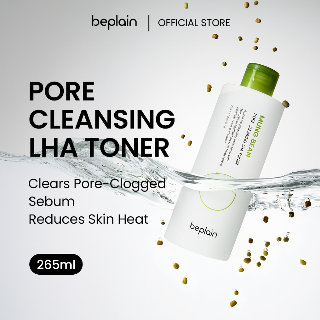 BEPLAIN OFFICIAL MUNG BEAN PORE CLEARING LHA TONER 265ml | Relieve dead ...