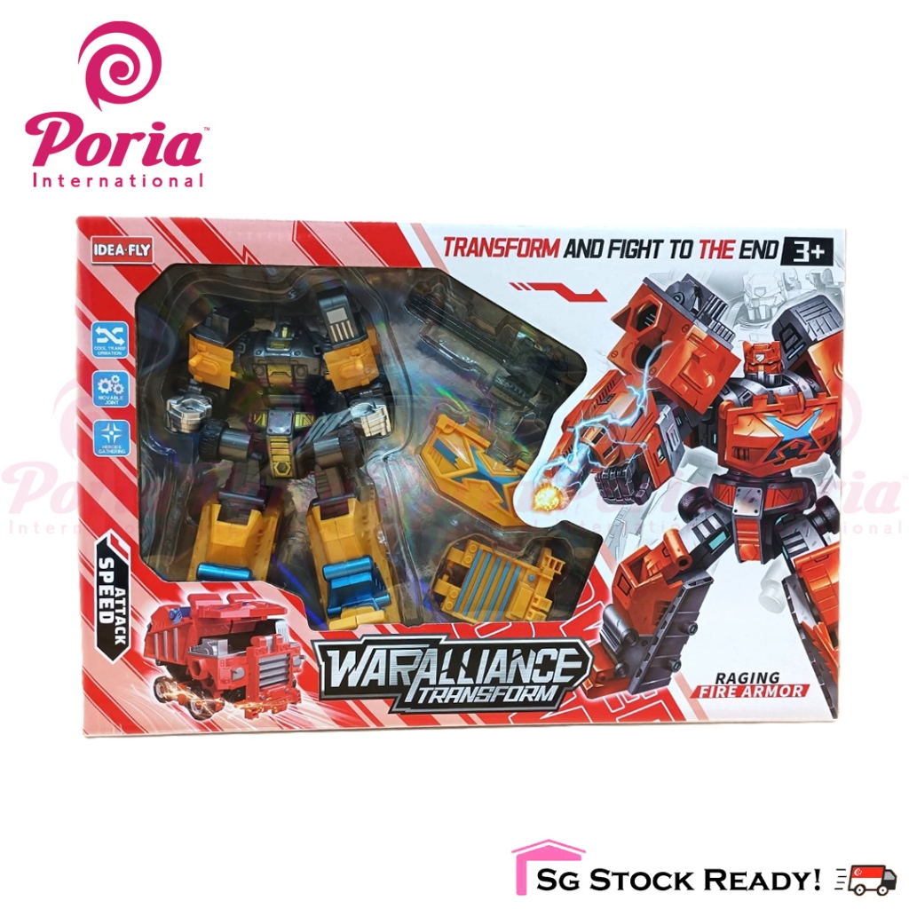 War Alliance Transforming Bot Mecha Warrior | Shopee Singapore