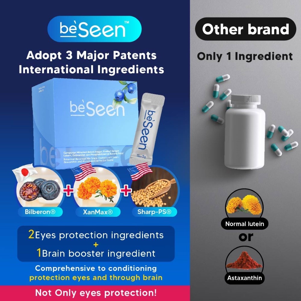 BeSeen Eyecare Supplement 30s (improves eye diseases, brain ...