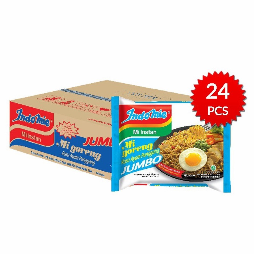 INDOMIE GORENG JUMBO CARTON @24 PCS | Instant Noodle | Indonesian Jumbo ...