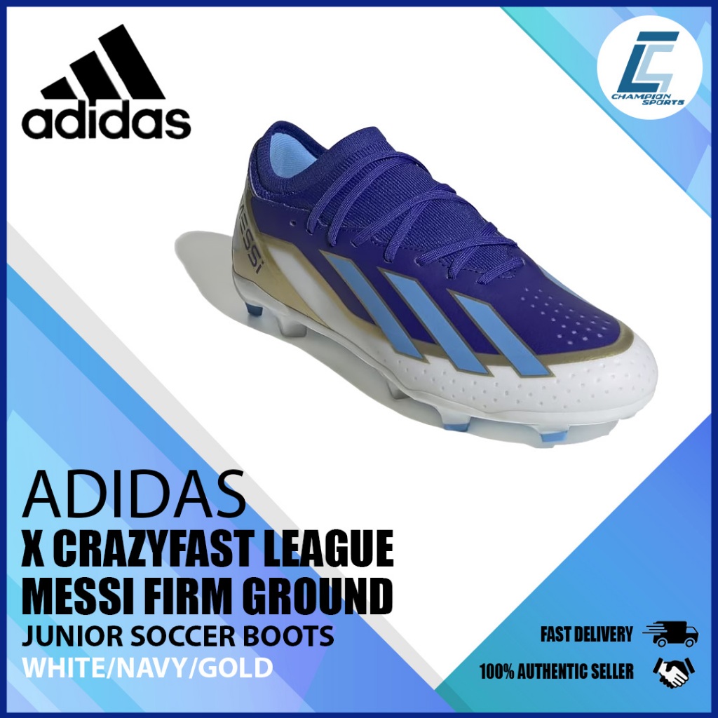 Adidas Junior X Crazyfast League Firm Ground Soccer Boots (ID0714) (EE2 ...