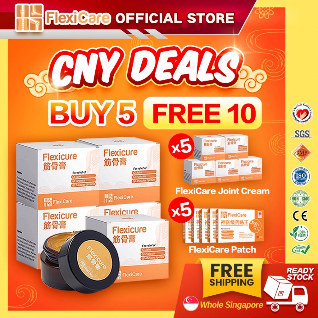 FlexiCare Official | Flexicure Joint Cream Knee Arthritis Muscle Neck ...