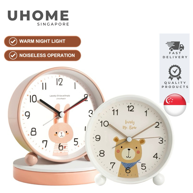 Cute cartoon Desk Clock For Kids | Shopee Singapore