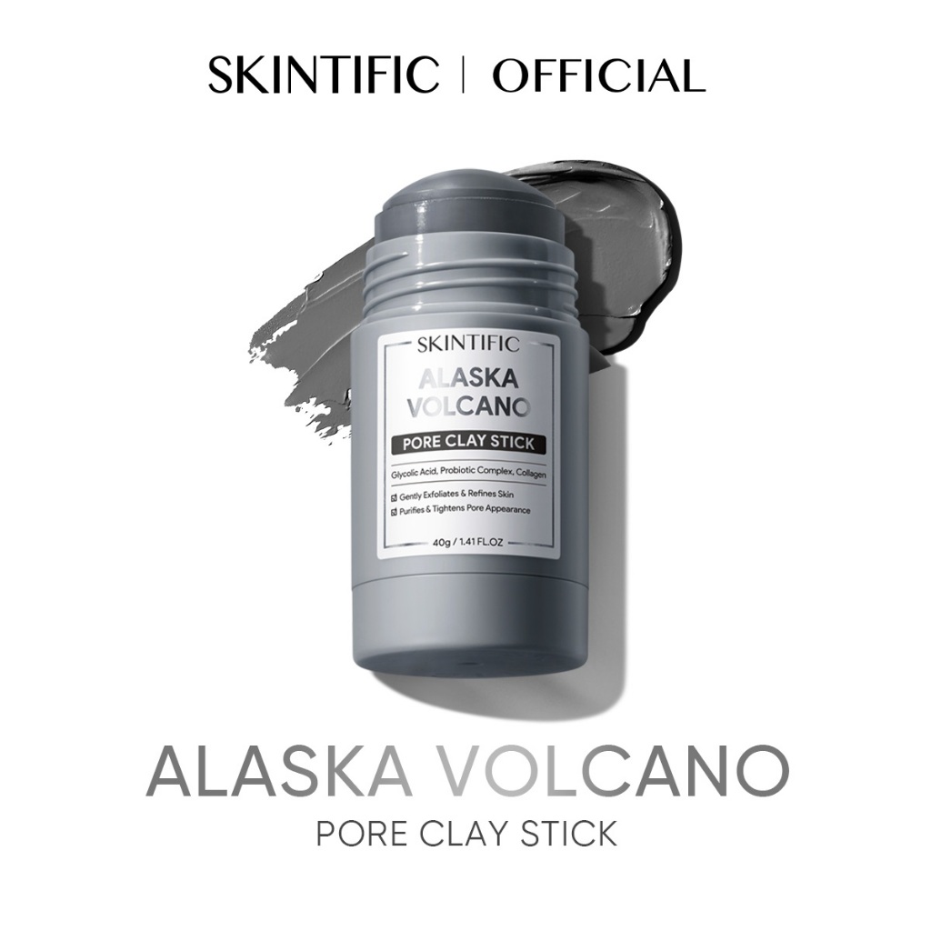 SKINTIFIC Alaska Volcano Reduce Blackheads Deep Pores Cleansing Clay ...