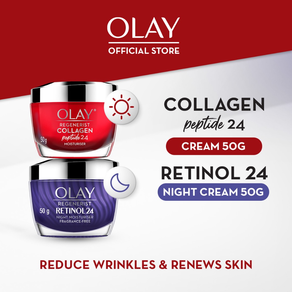 [Bundle of 2] Olay Regenerist Anti Aging Niacinamide Day & Night ...