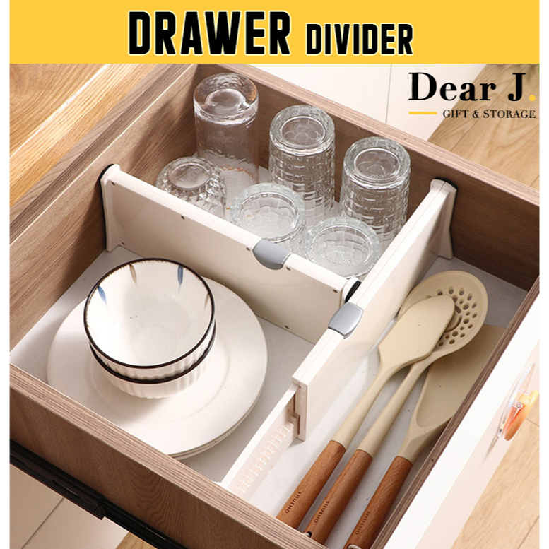 Drawer Divider / Extendable Drawer Partition (Dear J) | Shopee Singapore