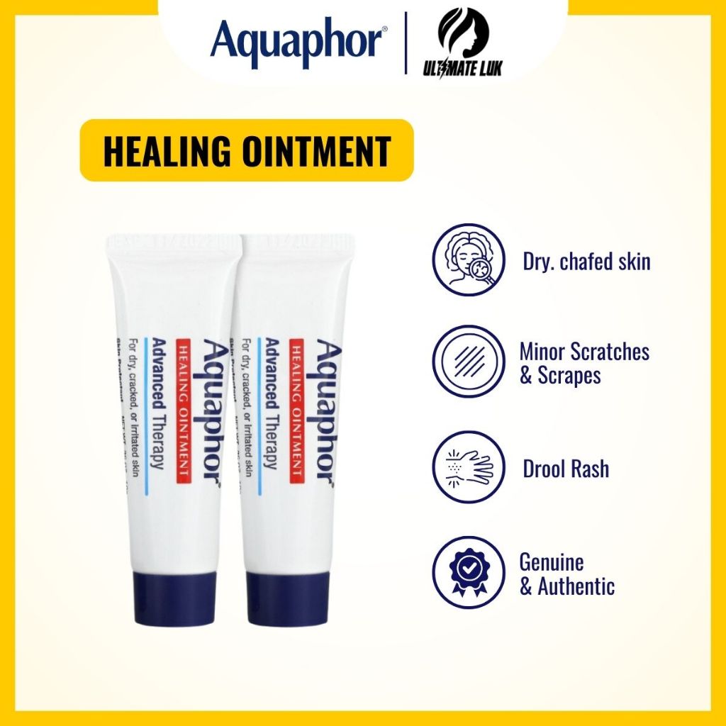 Aquaphor, Advanced Therapy, Healing Ointment, 2 Tubes, 0.35 oz (10 g ...