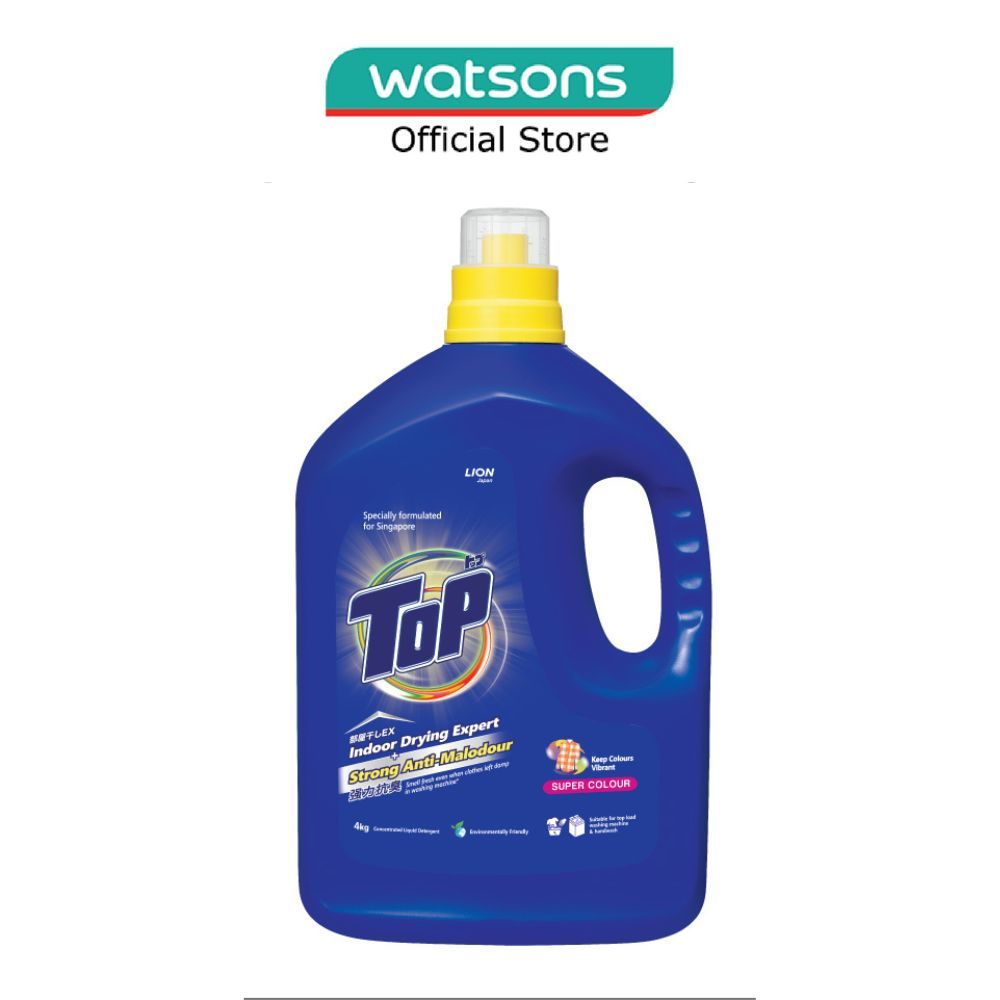 TOP Concentrated Liquid Detergent Super Colour 4kg | Shopee Singapore