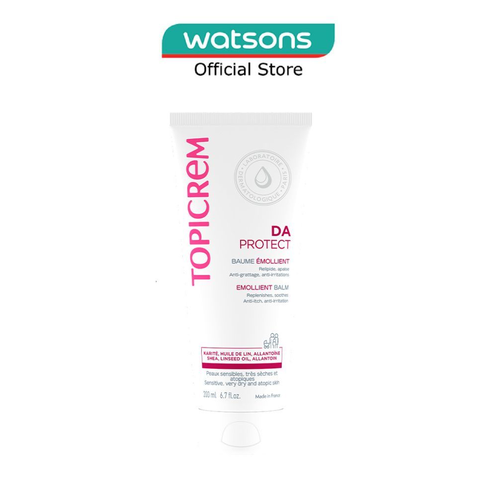 TOPICREM Da Emollient Balm 200ml Anti-itch for Dry Sensitive Atopic ...